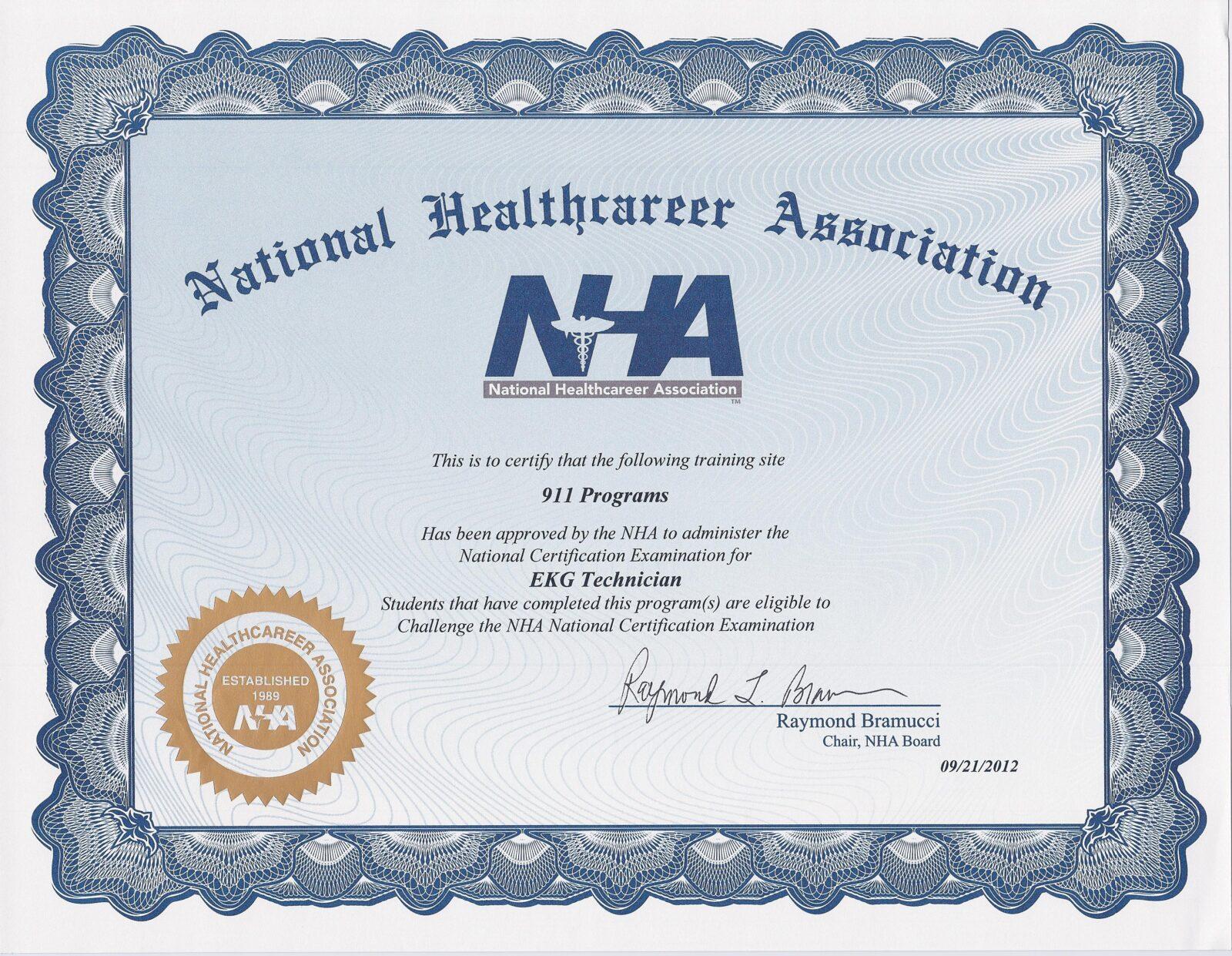 Certified EKG Technician (CET) - 911Programs Career Training Institute